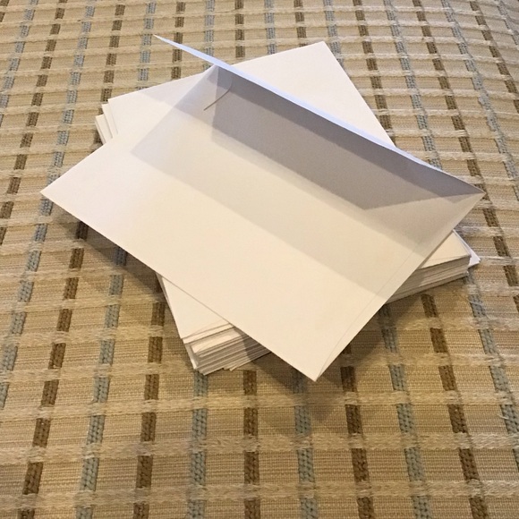 Office | 25pc Precut Scored Cardstock Cards Envelopes | Poshmark